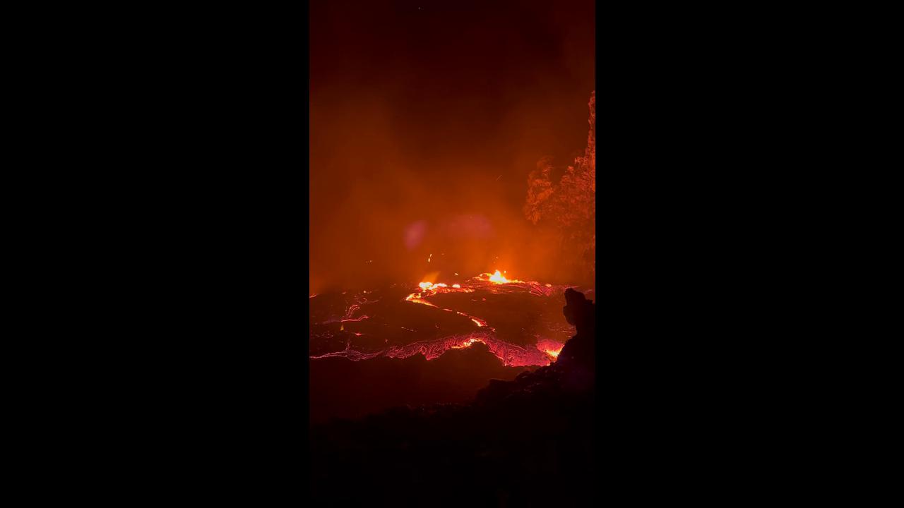 Boiling Lava From Erta Ale Volcano
