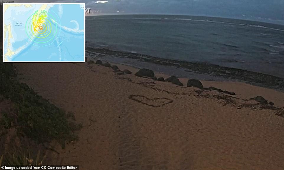 Symbols carved into Hawaii's beach reappear after a decade