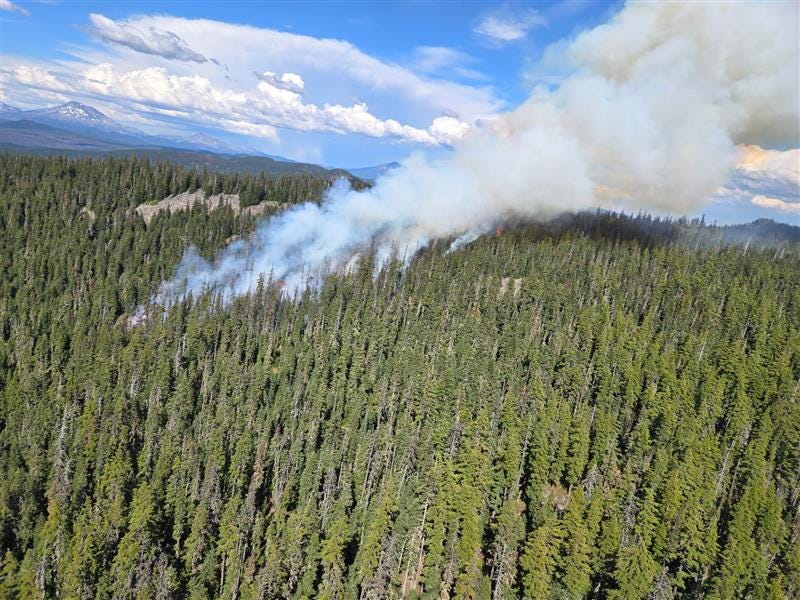 Oregon wildfire updates: Flash flood watches issued for central and ...