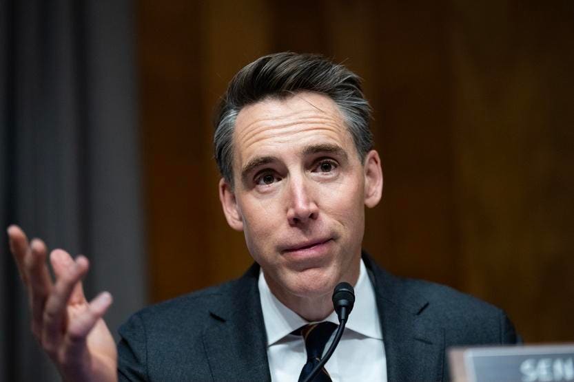 Trump Blasts Hawley As ‘Second-Tier Senator’ After He Votes To Ban ...
