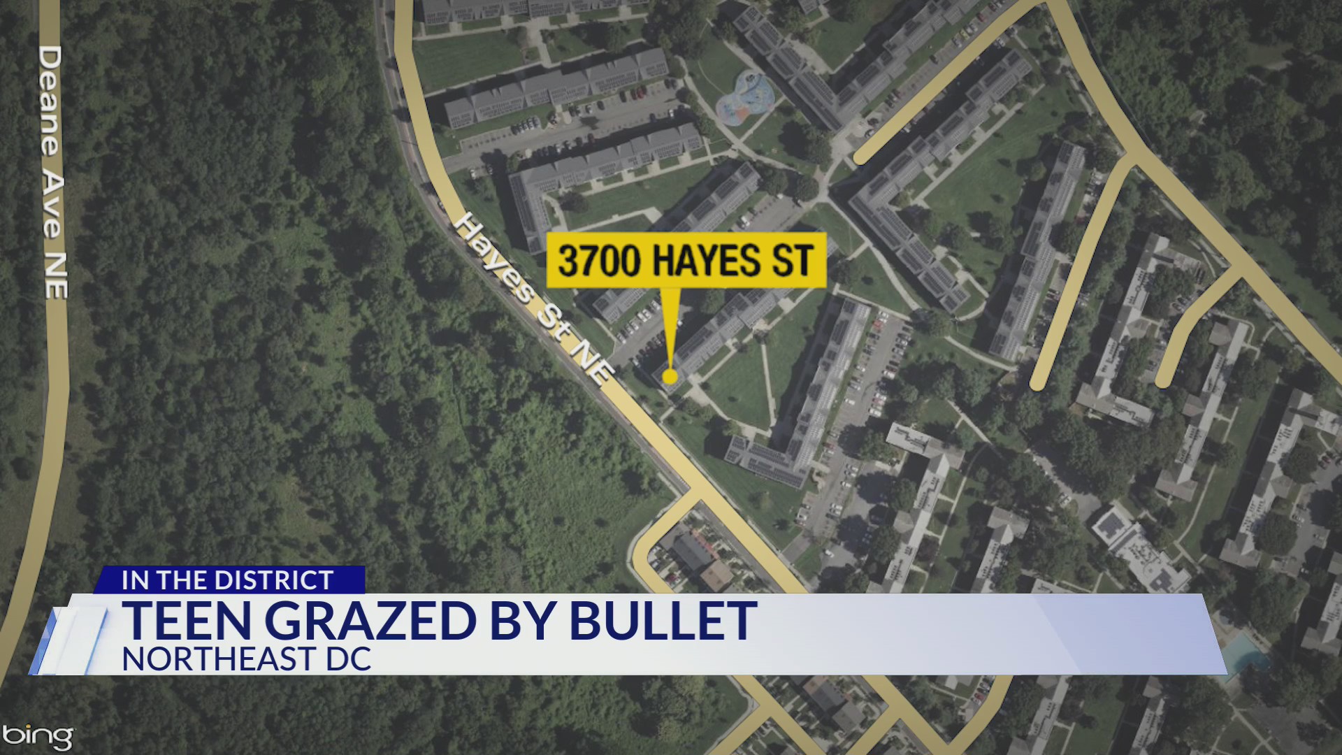 Teenage Boy Grazed By Bullet in Northeast DC, Police Say