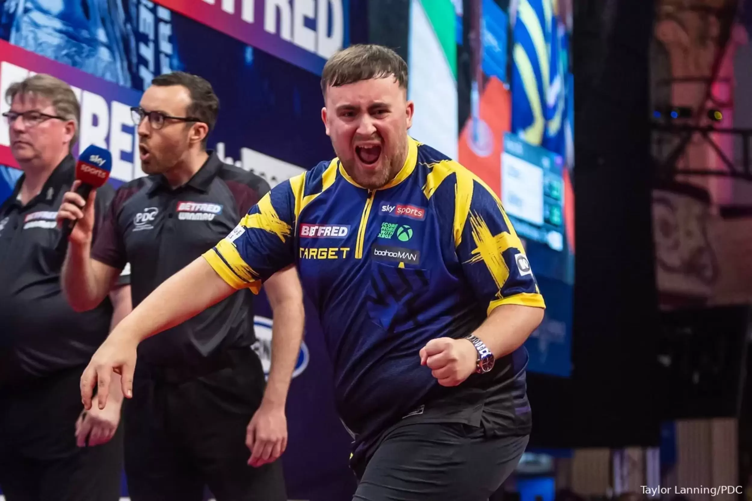 Luke 'The Nuke' Littler smashes yet another record at the World Matchplay