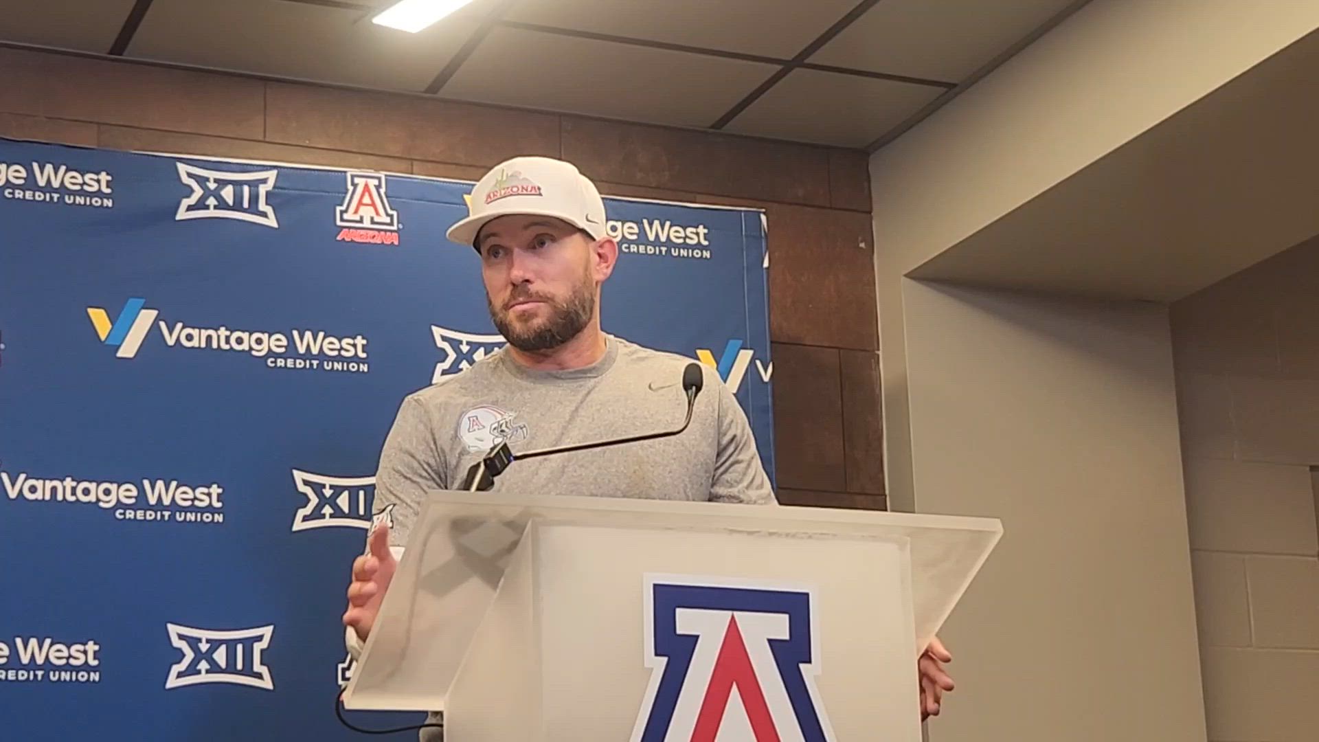 Arizona Wildcats OC Seth Doege on TE Coach Josh Miller and the TE Room