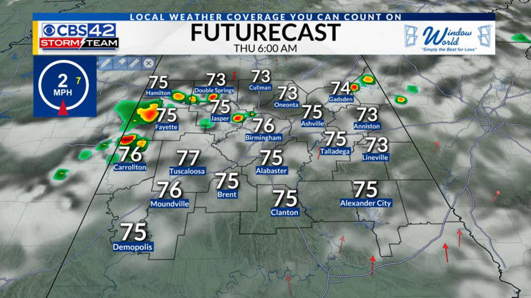 Hot and stormy into the weekend, Turning cooler by Sunday
