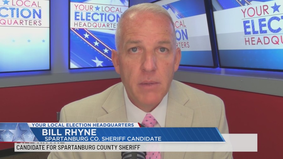 Hear from the candidates for Spartanburg Co. Sheriff: Bill Rhyne