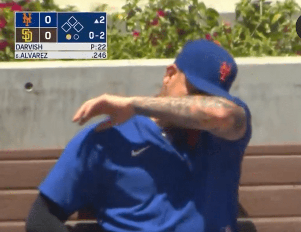 Jose Butto emotional as he learns Mets are trading him while sitting in ...