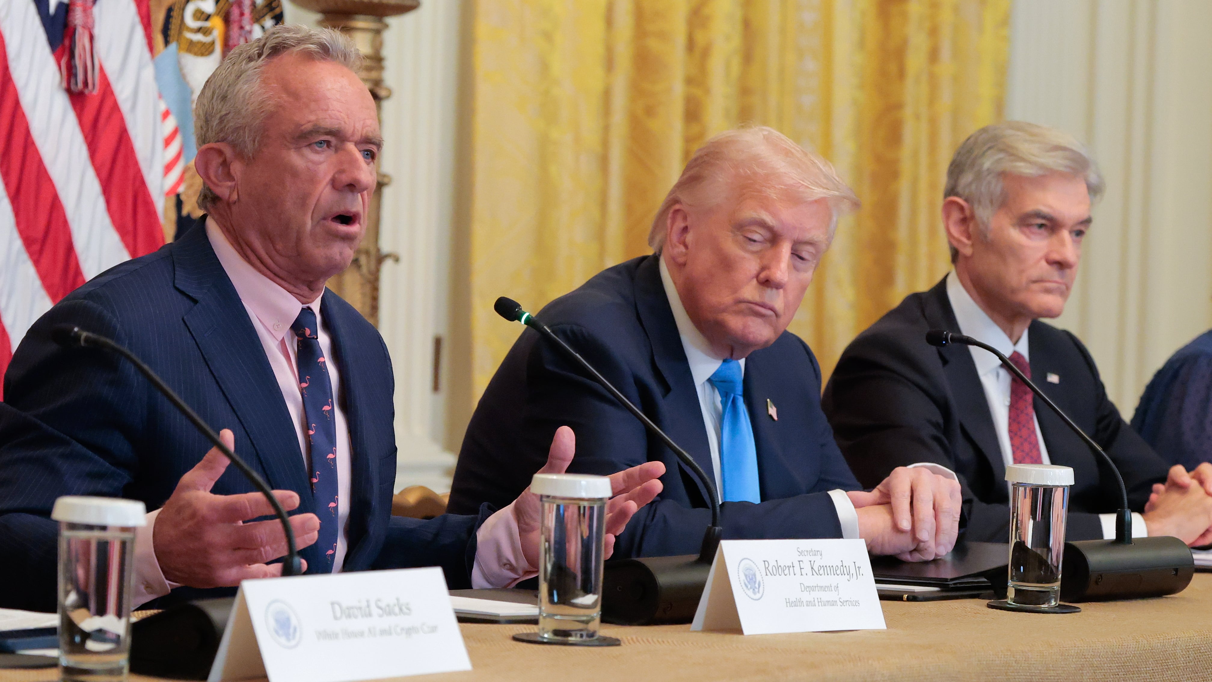 ‘Sleepy’ Trump, 79, Struggles to Stay Awake as Dr. Oz Rambles On