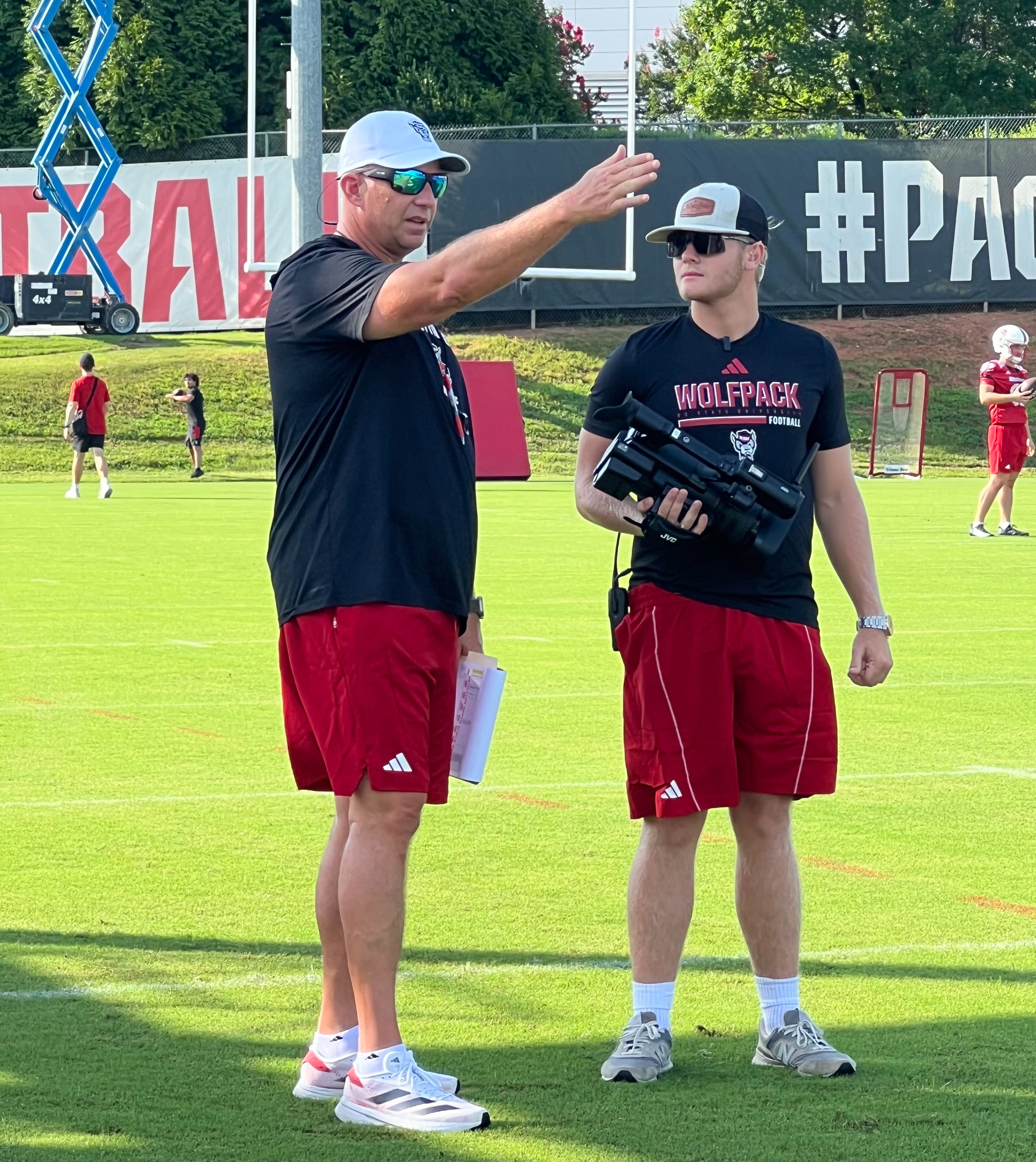 NC State football coach Dave Doeren ends offseason with hole-in-one ...