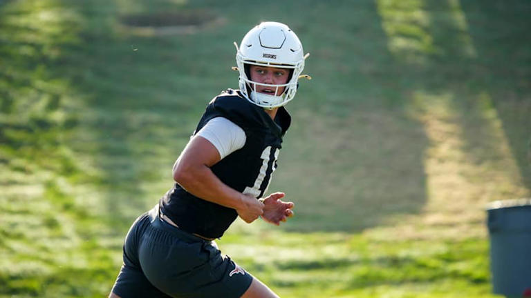 Arch Manning Highlights From Day 1 of Texas Longhorns Fall Camp