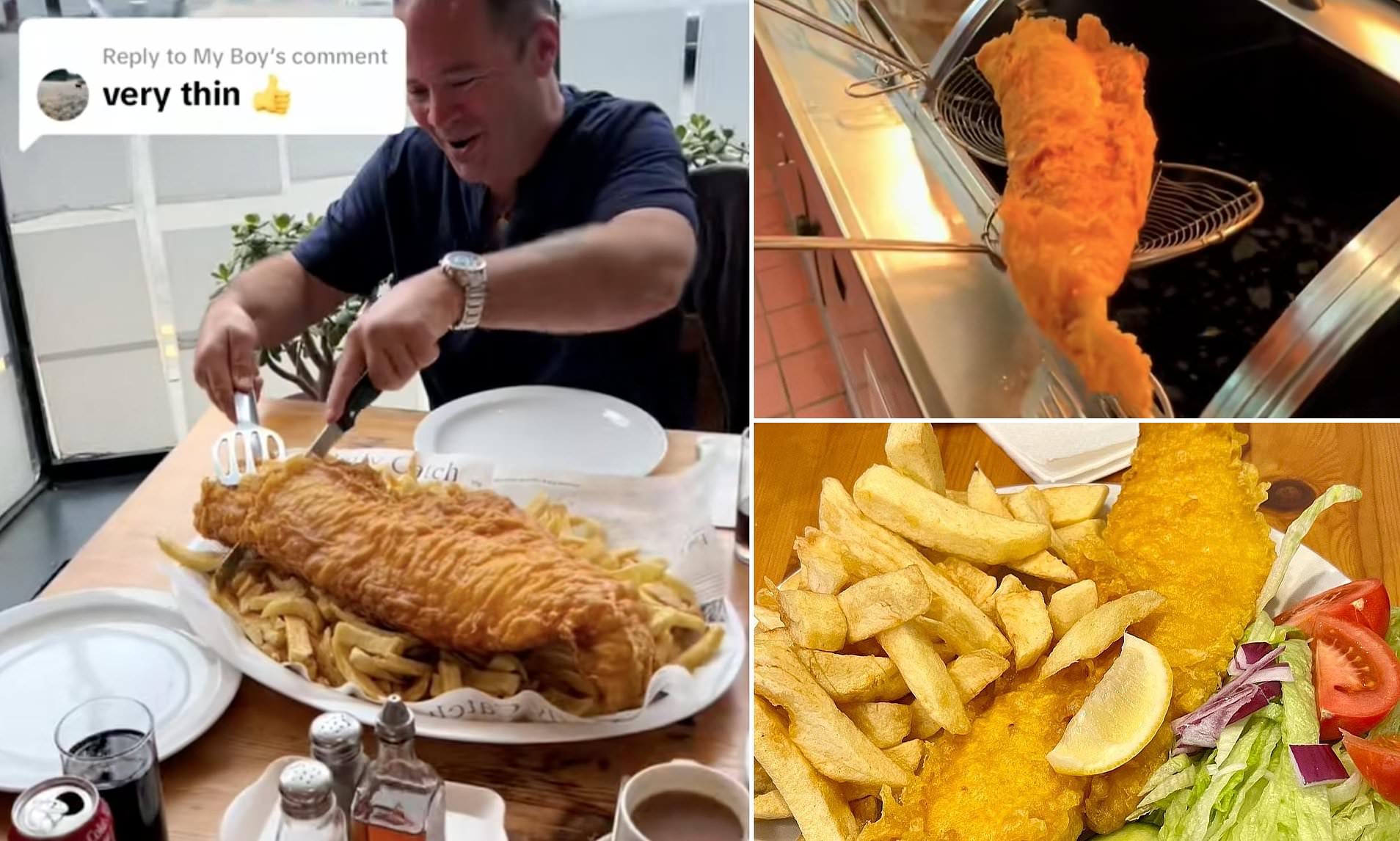 Is this Britain's most expensive chippy? Viral videos show fish lovers ...