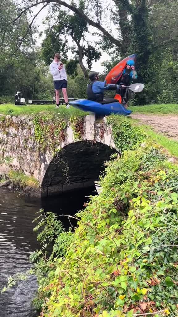 Kayak Drop Challenge: Can I Land This Bridge Jump?