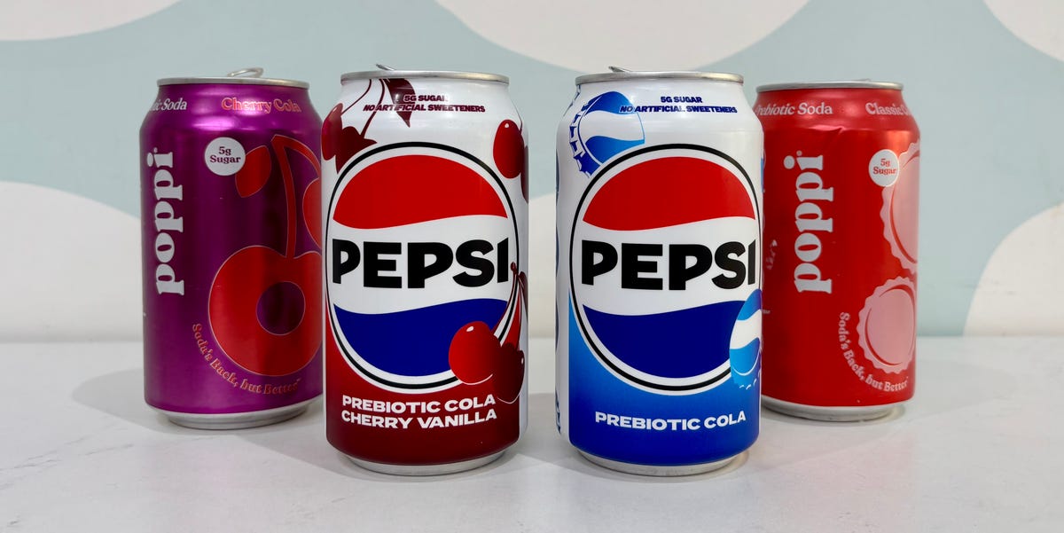 We Compared Pepsi's New Prebiotic Cola To Poppi & The Results Were Shocking