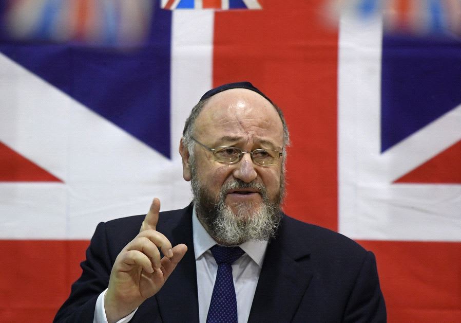 'A profound betrayal': Chief Rabbi Mirvis slams UK Palestinian state ...