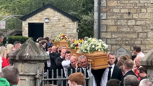 Funeral held for mum & two kids shot dead at home in Northern Ireland