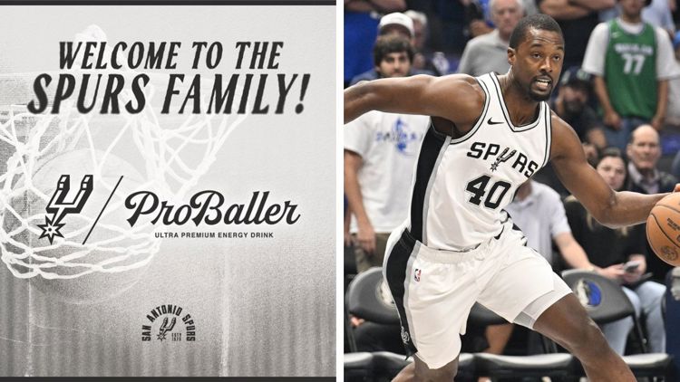 Spurs announce partnership with ProBaller energy drink; Harrison Barnes ...