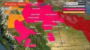Heat warnings issued as Edmonton, northern Alberta to see 30 C temperatures
