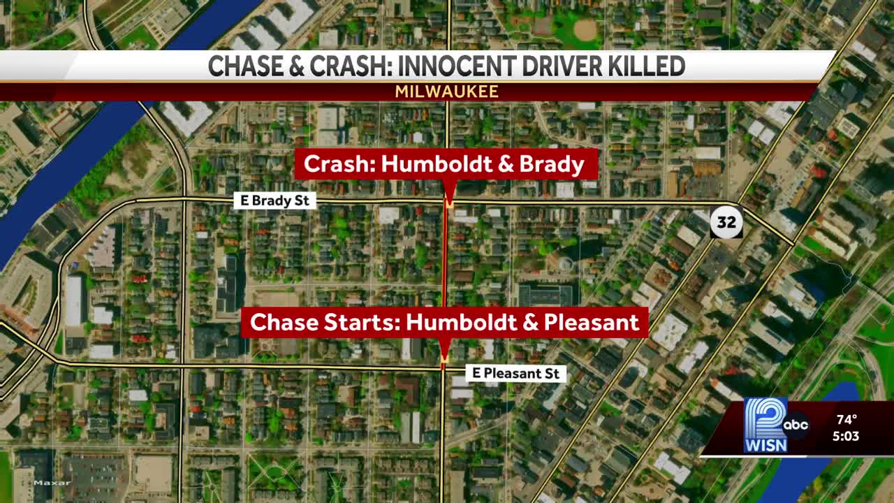 Police chase & crash: innocent driver killed