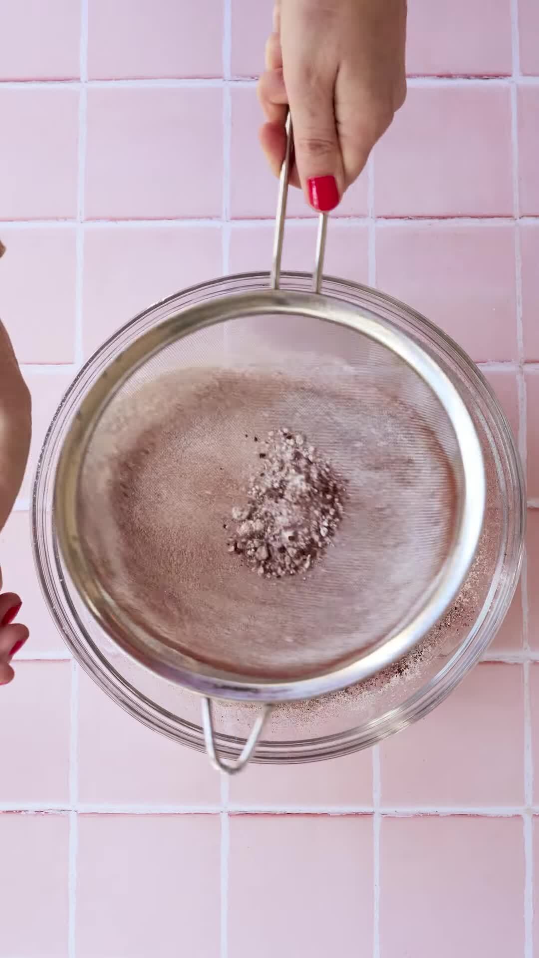 Chocolate Pasta with Hazelnut Sauce #shorts