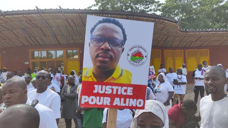 Burkina : des manifestants exigent "la vérité" sur la mort d'Alino Faso