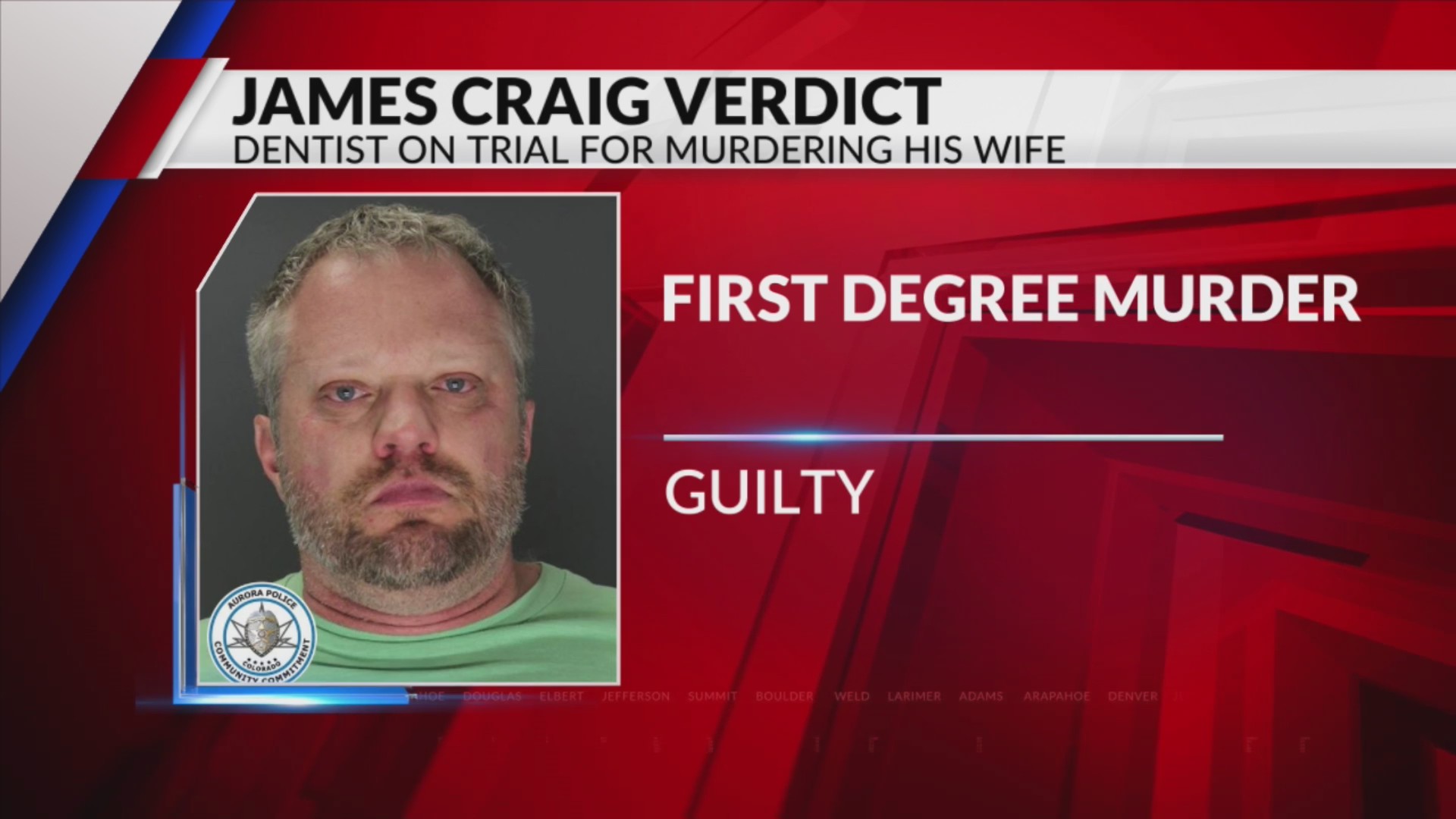 James Craig found guilty of first degree murder
