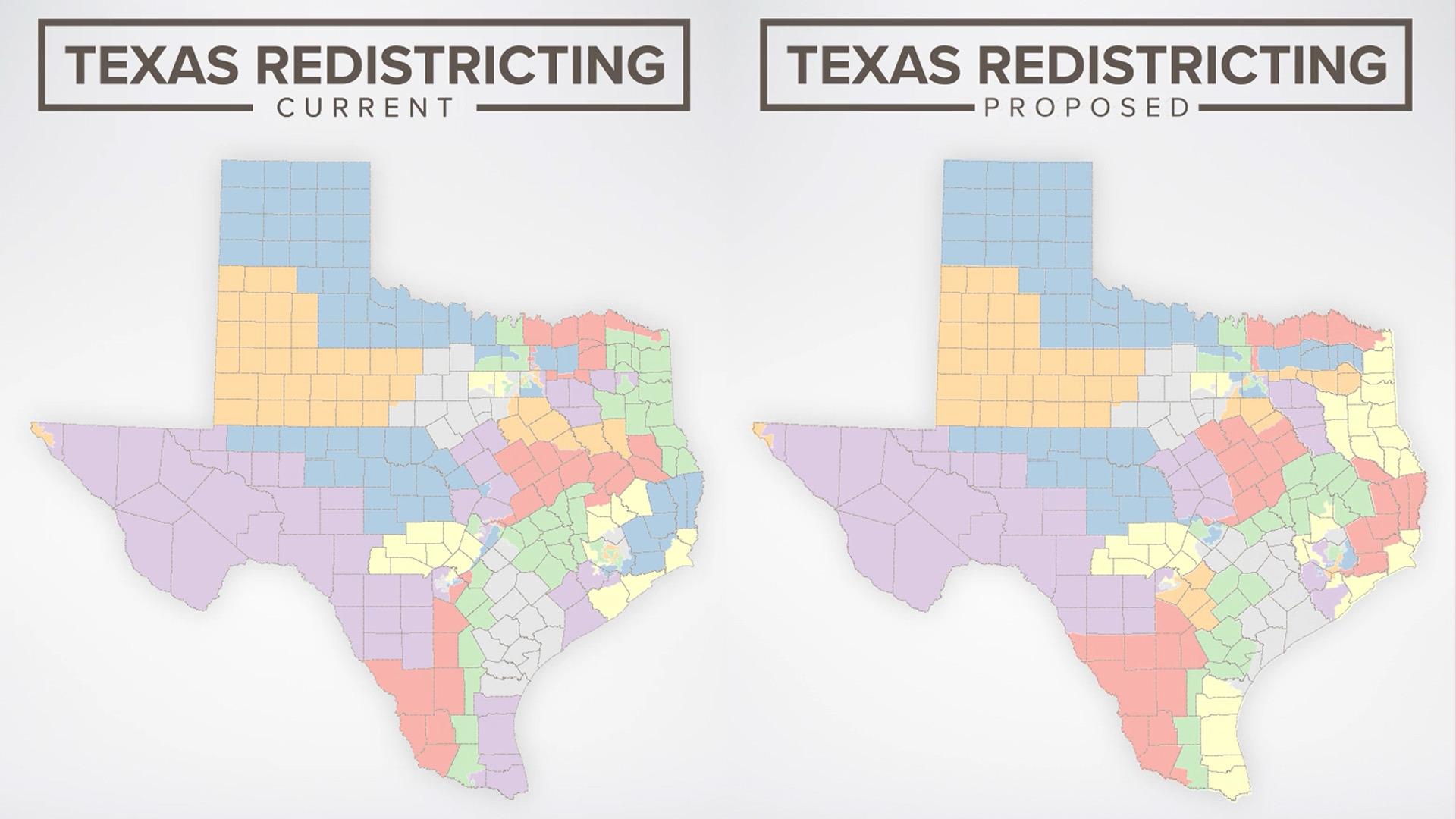 Texas legislators reveal proposed redistricting map