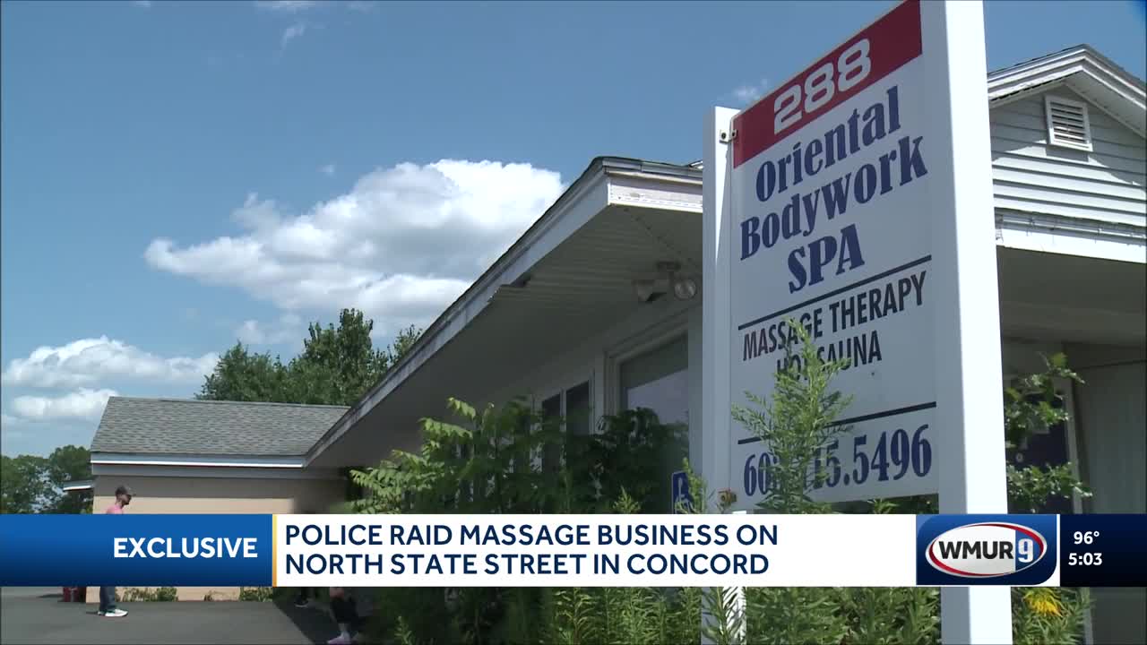 Police raid massage business in Concord