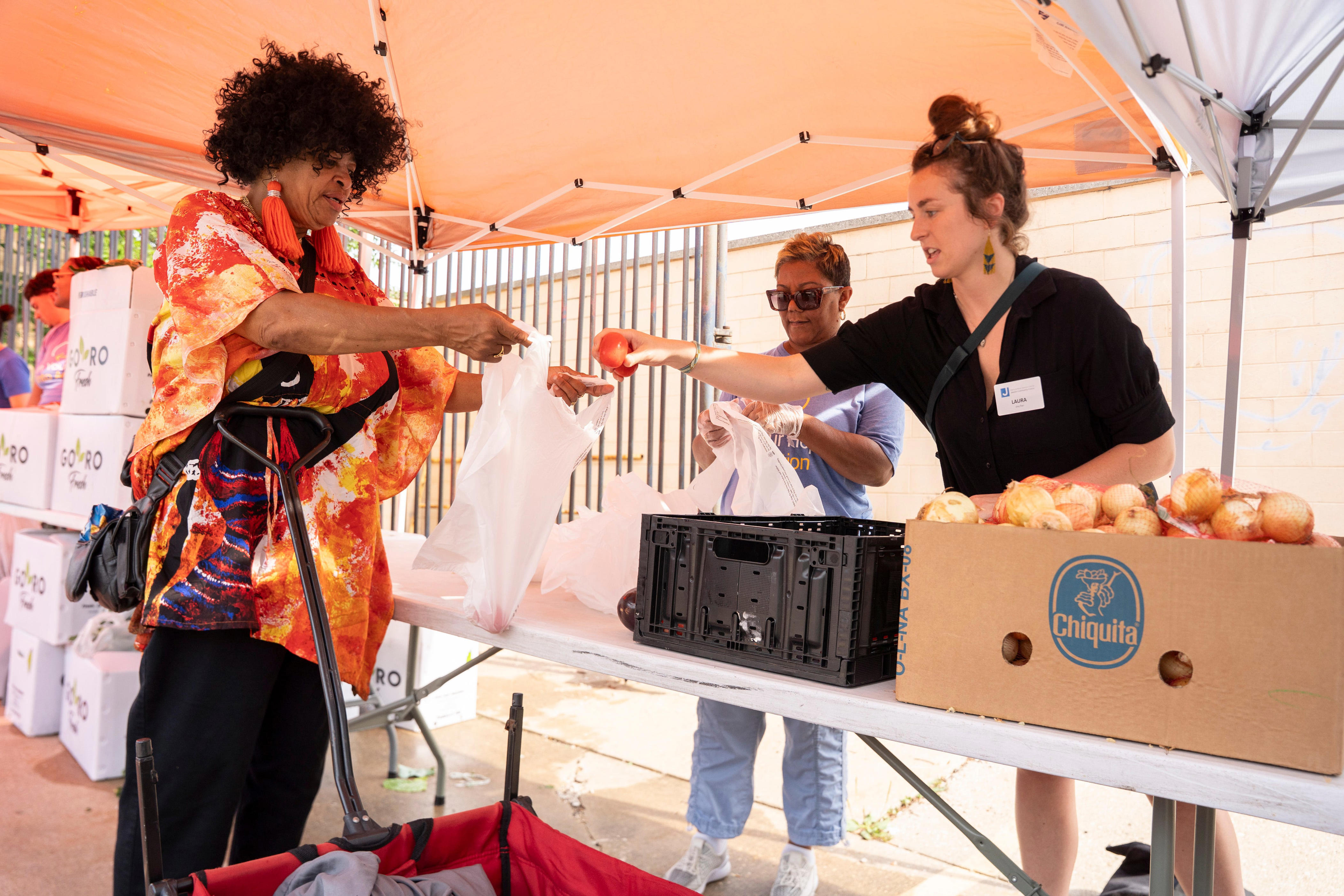 See Metcalfe Park community members receive free groceries following ...