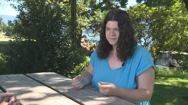 A Stevenson city councilor protested topless for trans rights. She now ...
