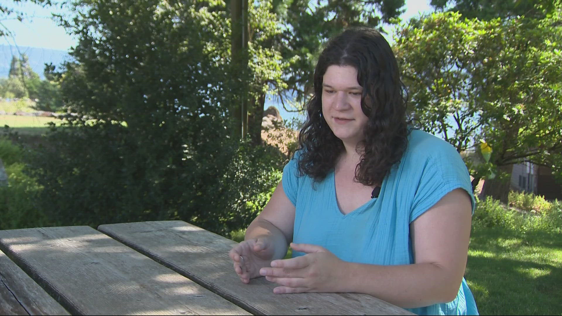 A Stevenson city councilor protested topless for trans rights. She now ...