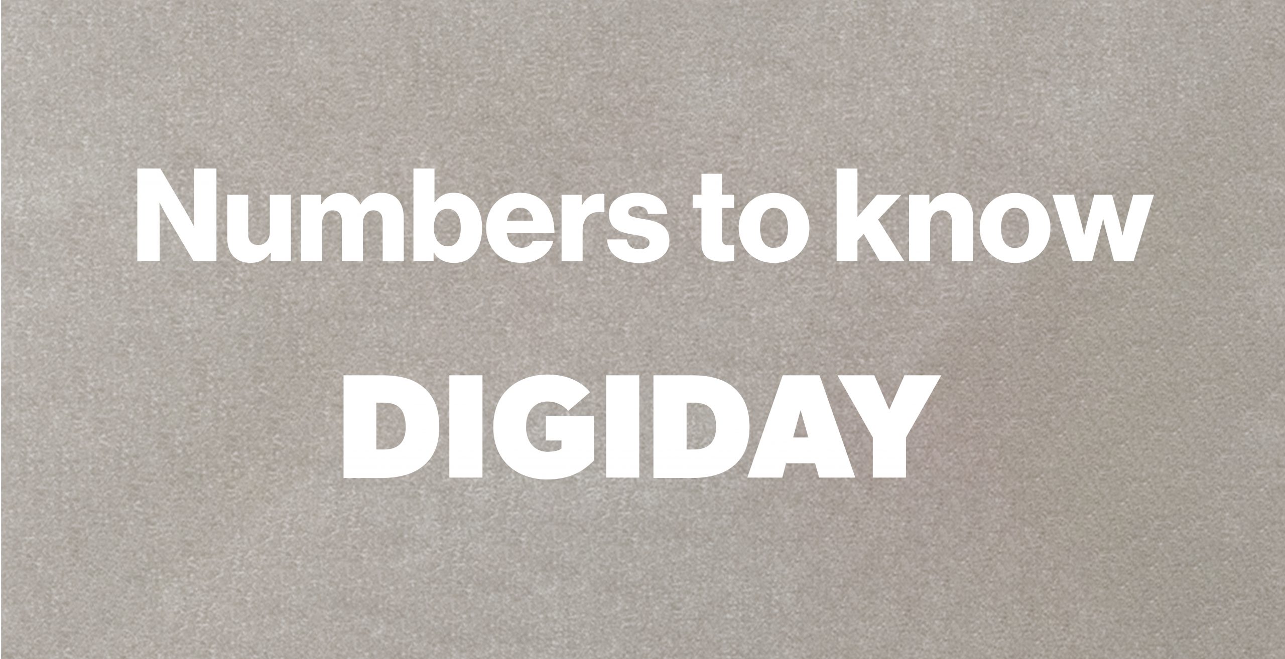 【Numbers to know】Digiday編（10/30〜11/5）：フォーブス、 AI 活用のレコメンド刷新でCTR300％増 ほか
