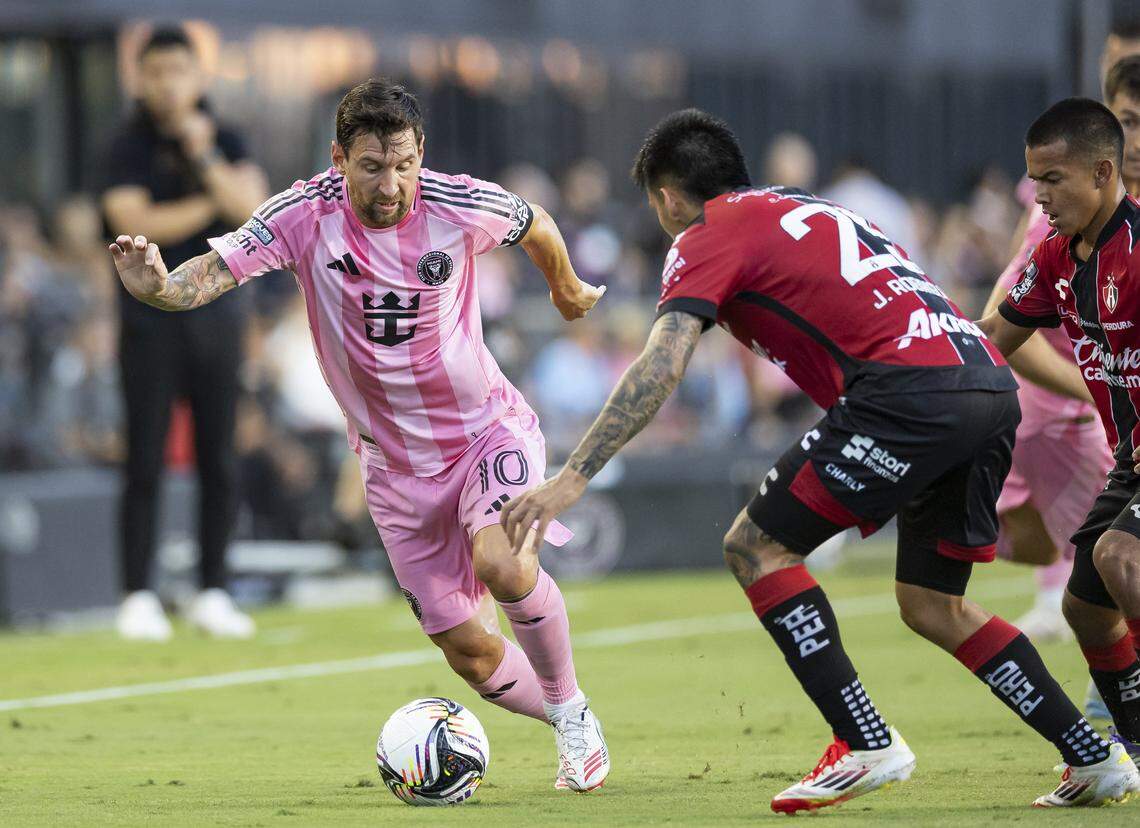 Live updates: Inter Miami leads Atlas 1-0 in second half of Leagues Cup ...