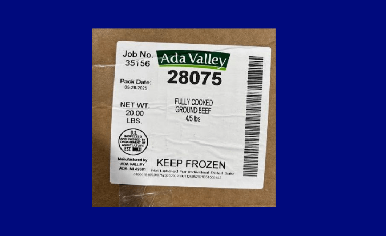 Over 1K pounds of ground beef recalled for possibly containing pieces ...