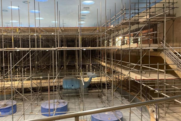 Milestone reached in Chester's Northgate Arena revamp as work continues