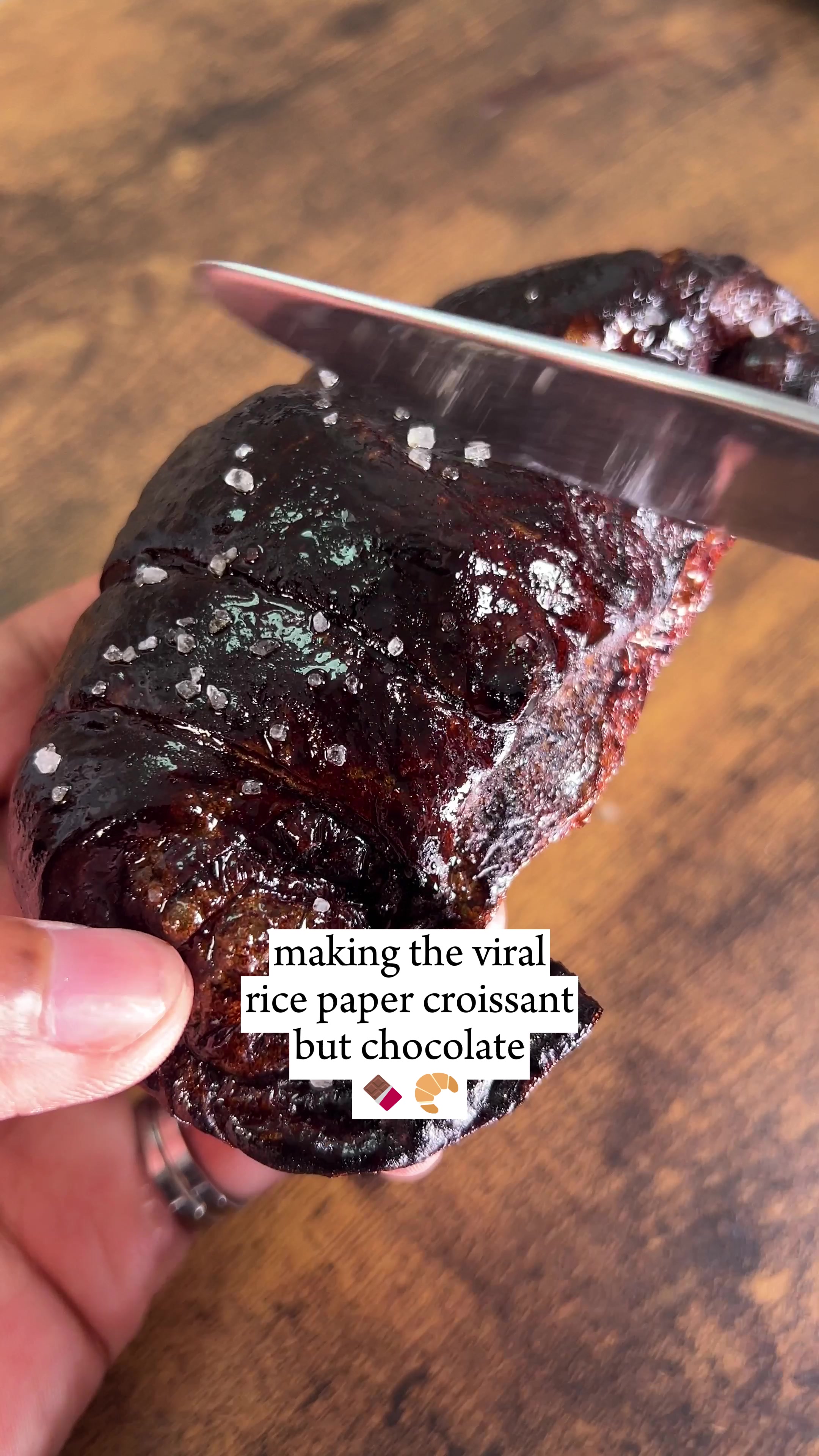 Rice Paper Chocolate Croissant Recipe