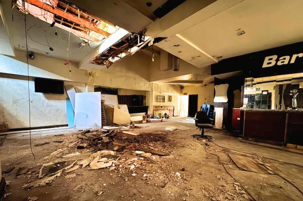Pictures show inside a rotting town centre pub that has approval for a ...