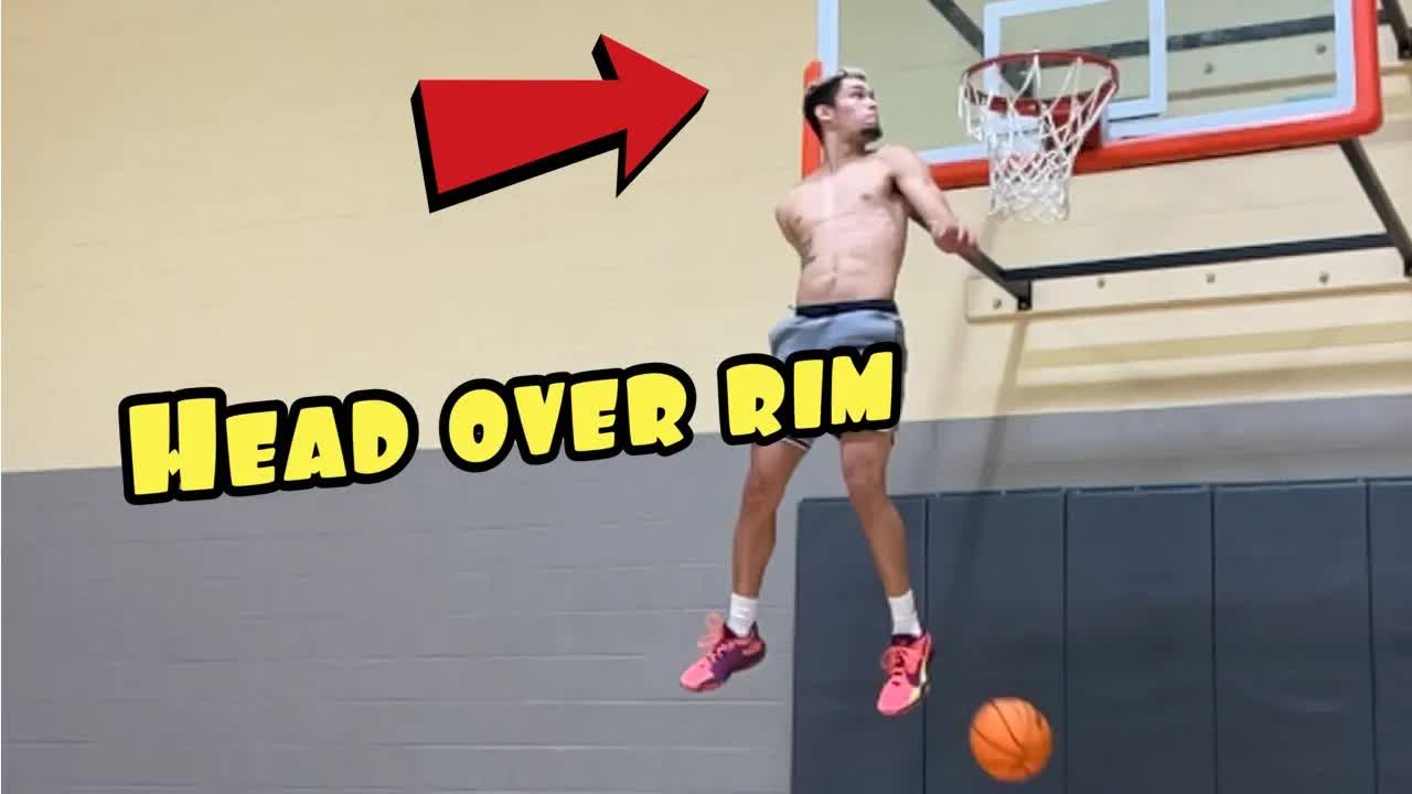10 Foot Dunk Session: Hitting Four Dunks I've Never Done Before!