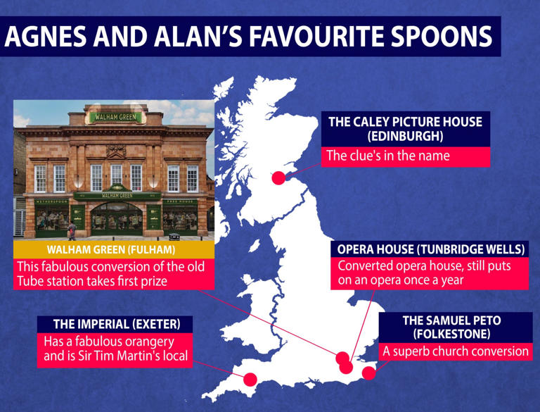 couple visit 900 wetherspoons and share top five picks