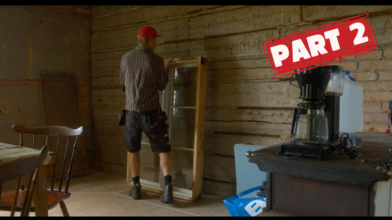 Upgrading the Cabin with a New Well Lid and Kitchen Window – Part 2