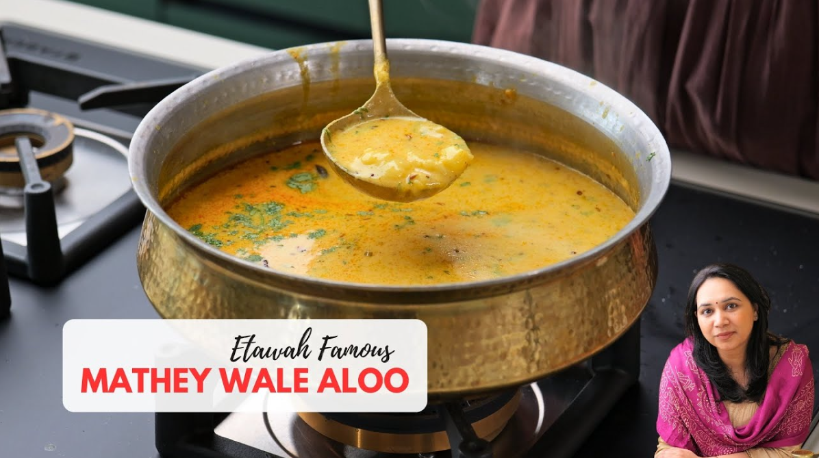 Traditional Mathey Wale Aloo from Etawah | No Onion No Garlic | Step-by ...