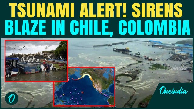Pacific Tsunami Latest: Chile Raises Alert to HIGHEST LEVEL After M8.8 ...