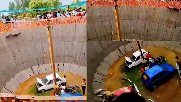 UP Sawan Mela scare: Biker crashes mid-stunt in ‘Maut ka Kuan ...