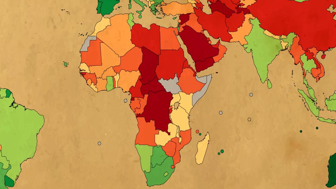 The Most & Least Democratic Countries in the World