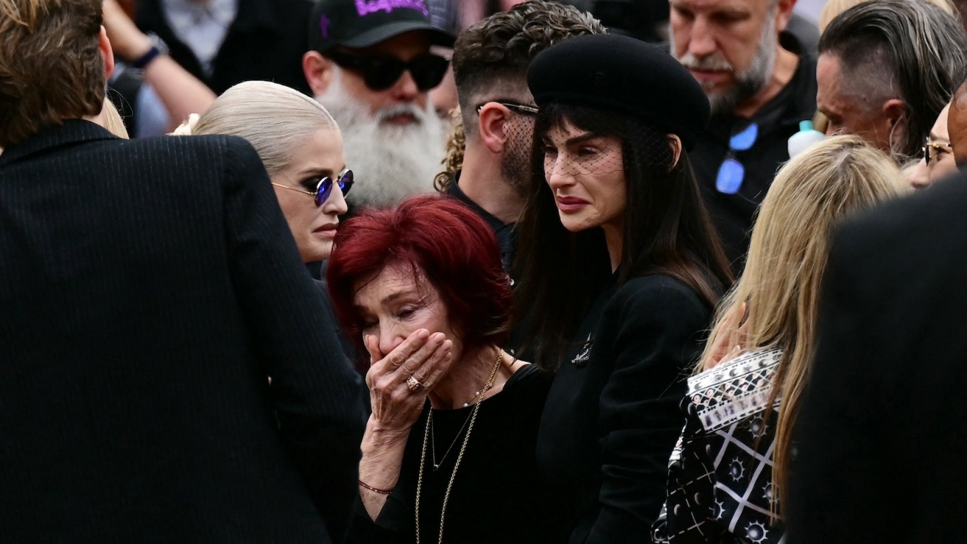 Ozzy Osbourne's Daughter Aimee Makes Rare Appearance at His Funeral