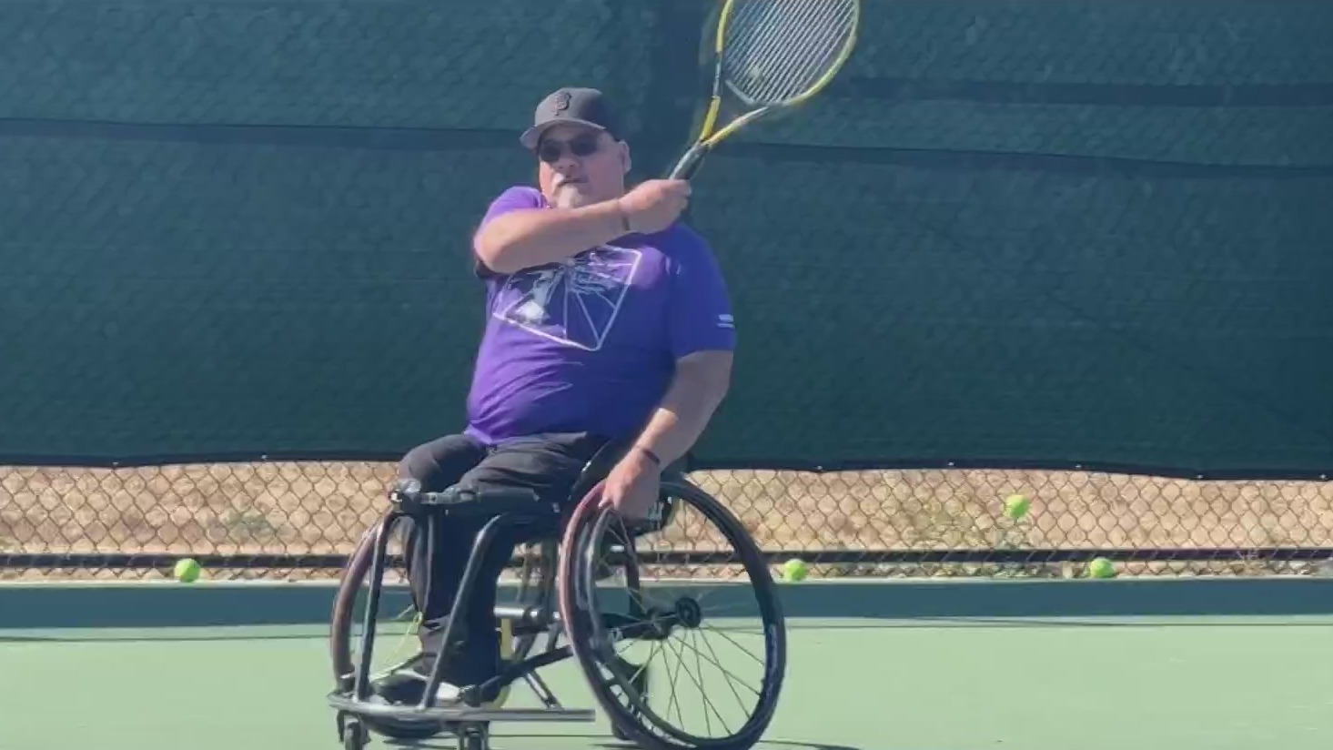 San Jose man helping grow sport of wheelchair tennis