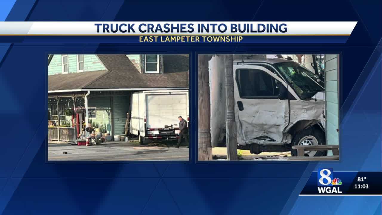 Route 30 reopens after truck crashes into building in East Lampeter ...