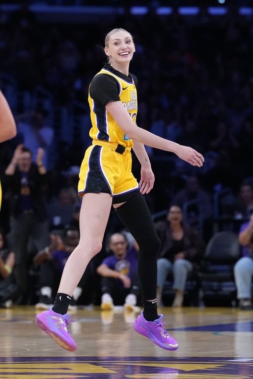 WNBA star and SI model Cameron Brink's post-injury games so far, in photos