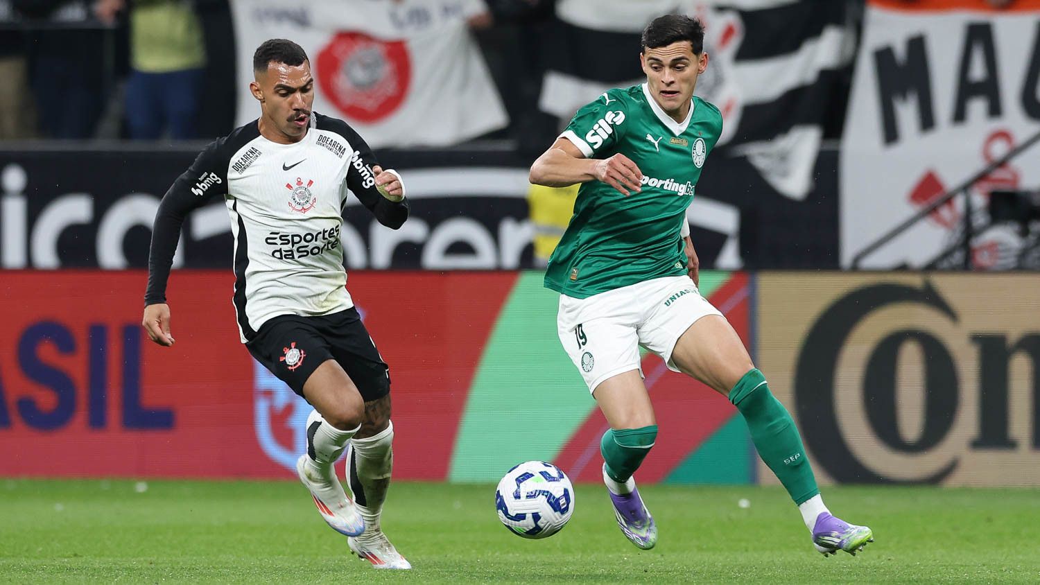 O retrospecto de Corinthians x Palmeiras em mata-matas com Derby Paulista