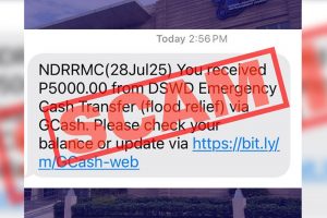 NDRRMC warns public of ‘flood relief’ text scam using official number
