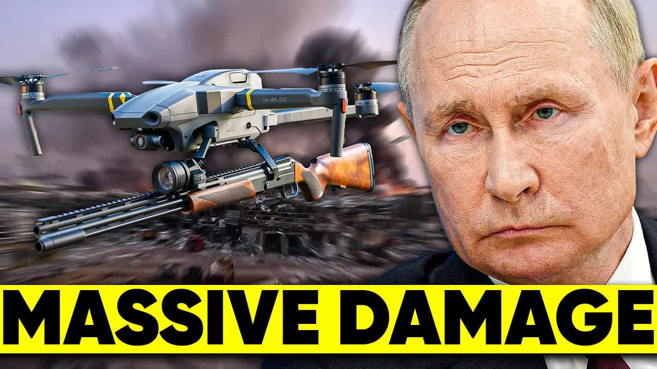 Ukraine Shotgun Drones Ambush & Destroy North Korea Soldiers in New Footage