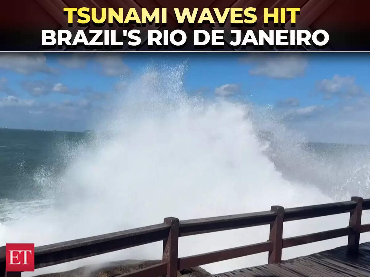 Tsunami waves hit Brazil's Rio de Janeiro after huge quake off Russia